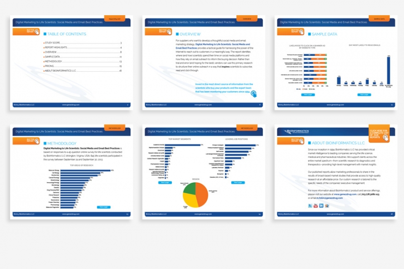 BioInformatics Report Brochures - D Banzon Design