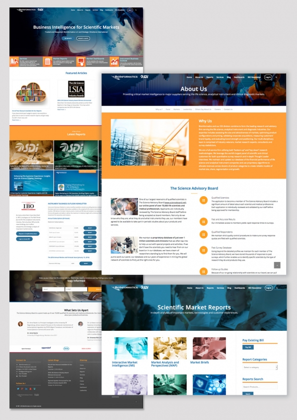 BioInformatics Website - D Banzon Design